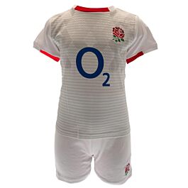 England Rfu Shirt & Short Set 6/9 Mths St - Mix.co.uk