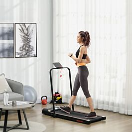 Homcom Folding Walking Treadmill For Home, Fitness Studio, Training ...