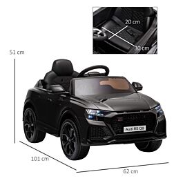 Homcom Audi Rs Q8 Licensed 6v Ride On Car With Parental Remote Control ...