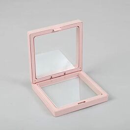 Small 3d Floating Frame Display 7x7cm - Pink - Mix.co.uk
